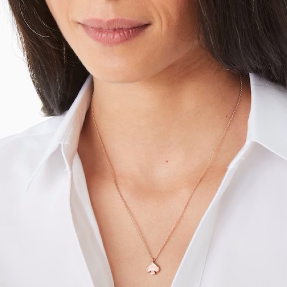 kate spade | Jewelry | Kate Spade Everyday Spade Enamel Mini Pendant ...